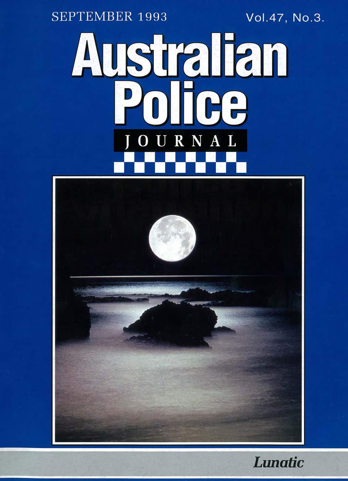 September 1993 - Australian Police Journal