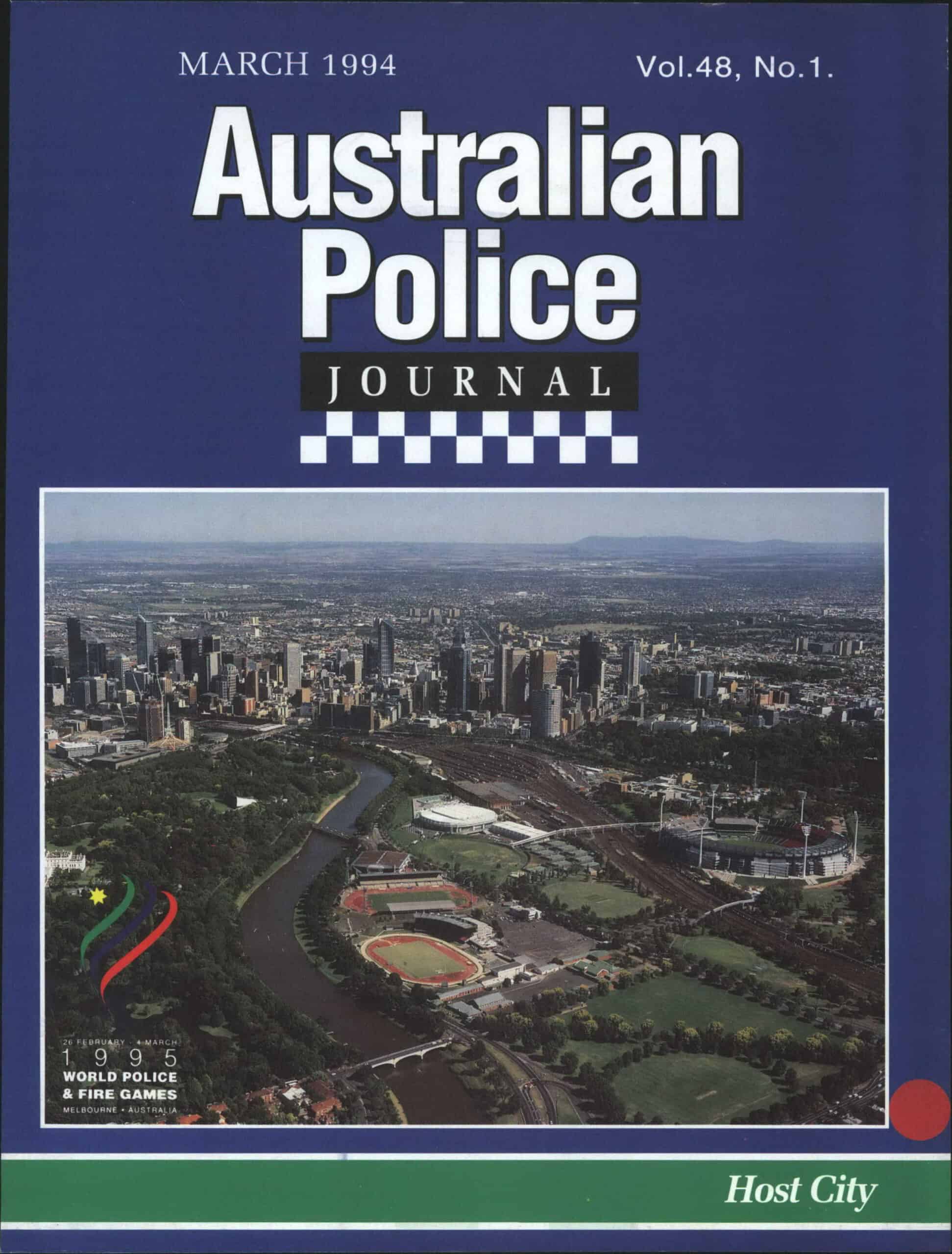 March 1994 - Australian Police Journal