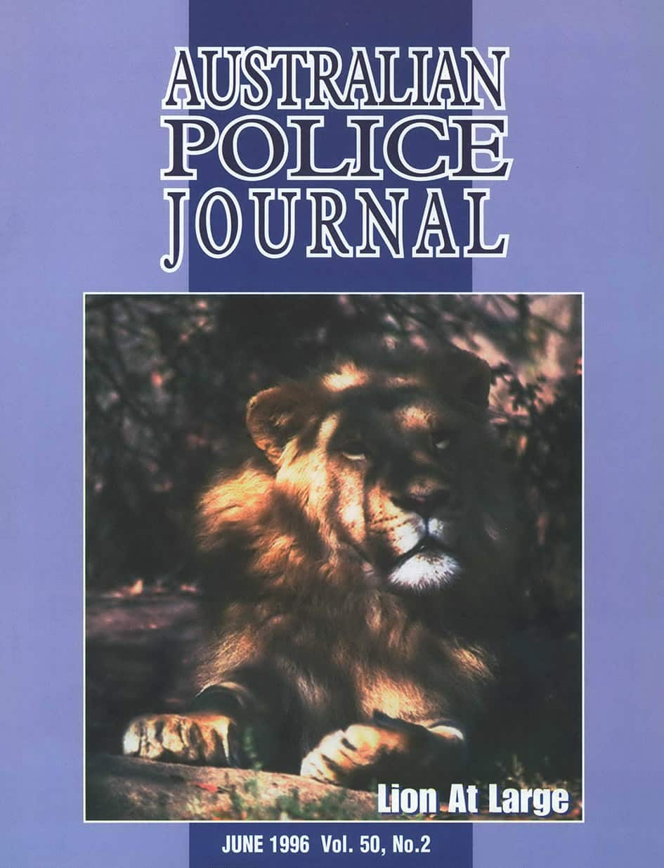 June 1996 - Australian Police Journal